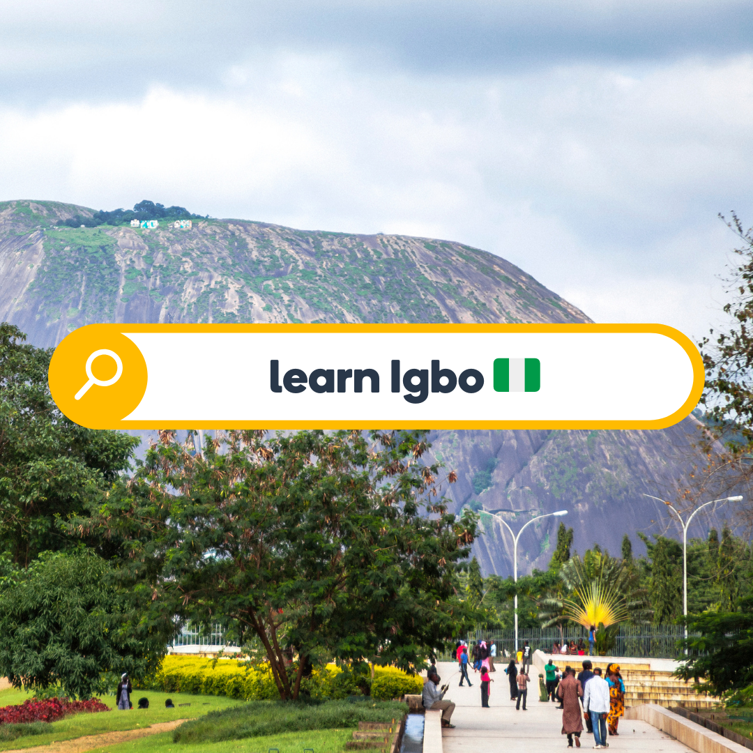 Igbo on Memrise coming soon...